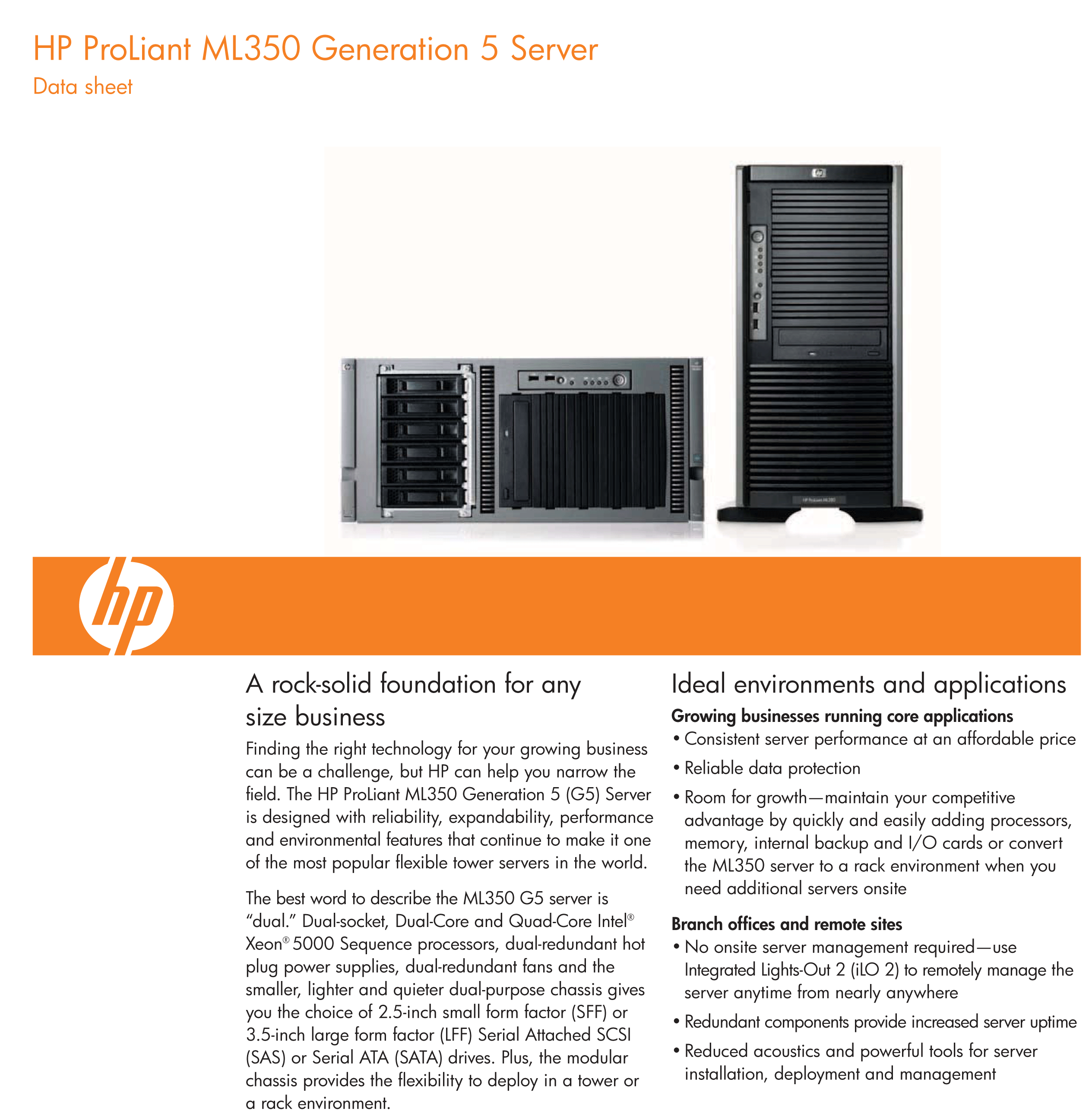 HP-Proliant-ML350-G5-Rack